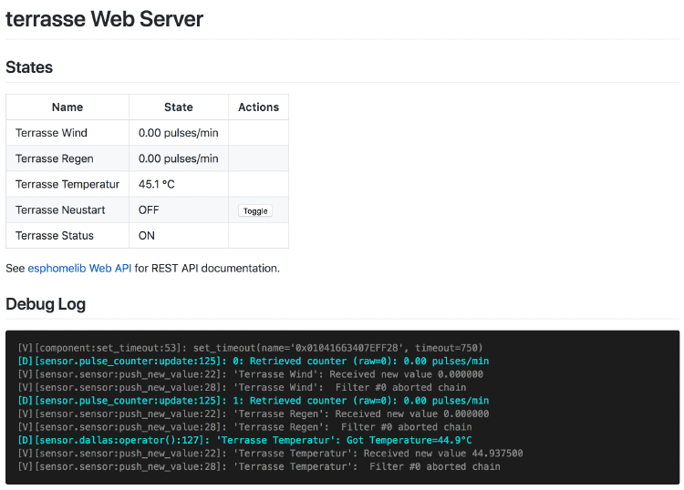 Web Server Component - ESPHome - Smart Home Made Simple